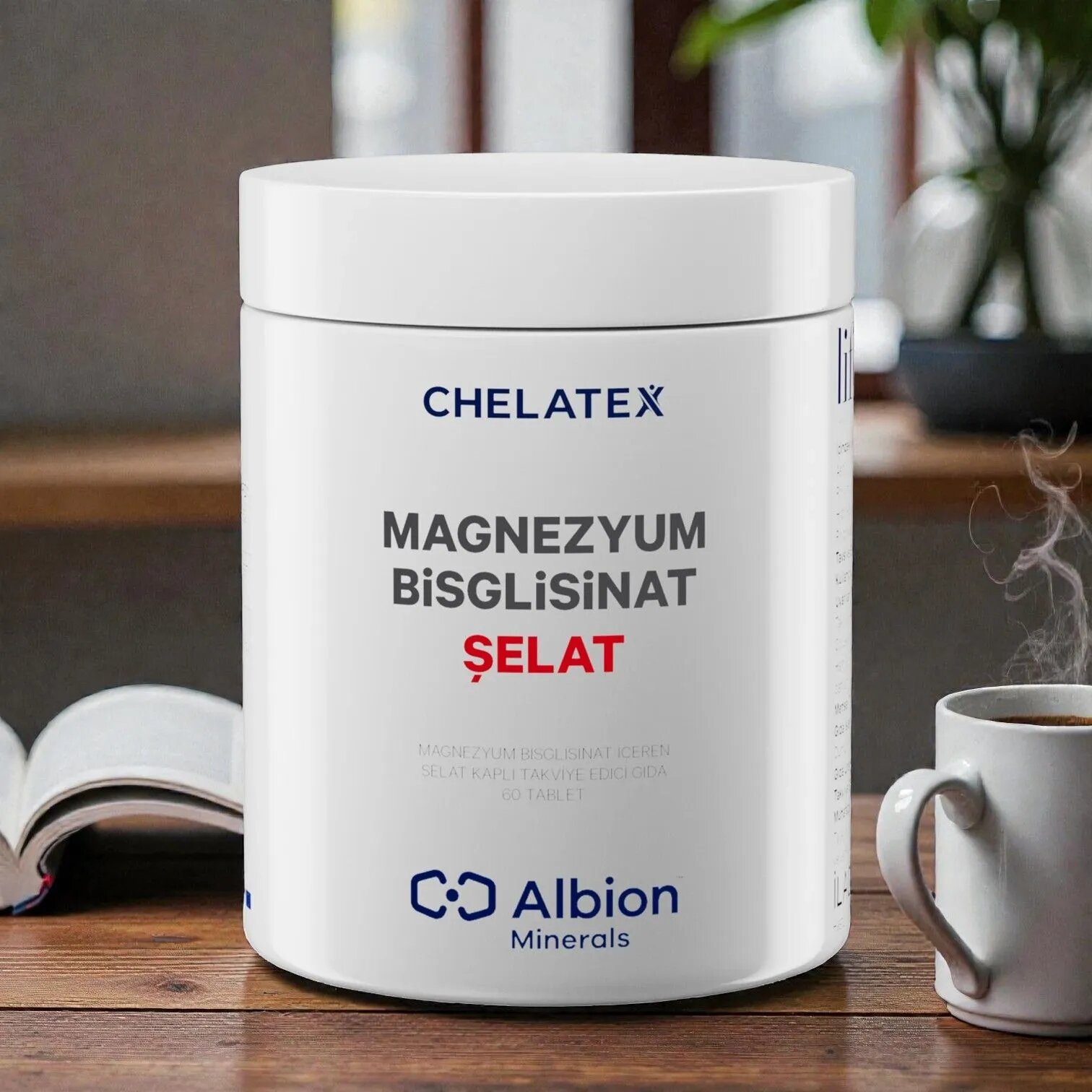 Chelatex, Хелат бисглицината магния, 60 таблеток, пищевая добавка