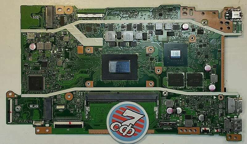 Материнская плата ноутбука Asus X509DJ R5-3500U 4 Gb