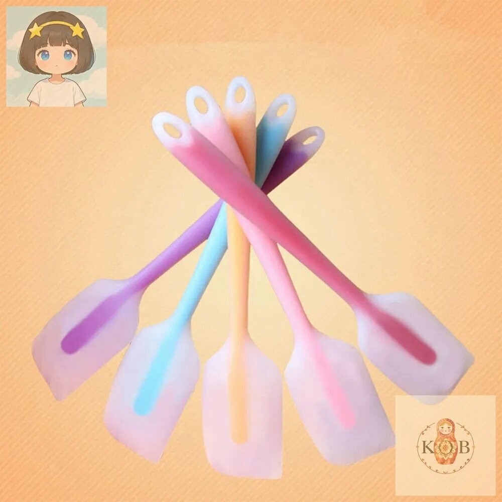 Лопатка кулинарная, длина 18 см, 5 шт