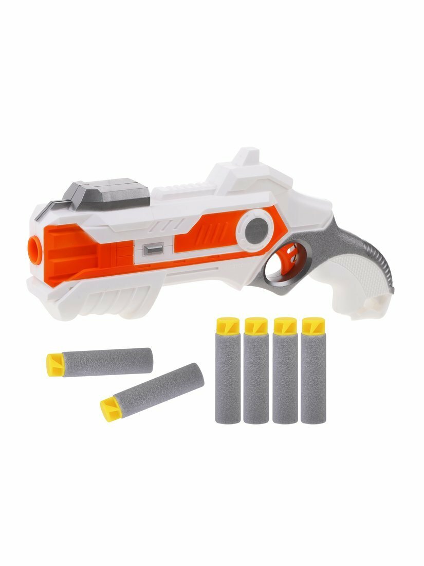 Бластер, в комплекте: м/пули 6шт. Наша Игрушка 967A