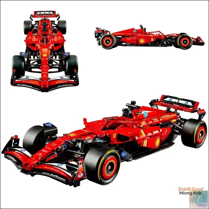 Конструктор Техник набор "Феррари SF-24 F1 Car Формула 1" 1361 деталей, спортивная машина technology ( модель racing спорткар болид / лего совместимый / creator ламба technic подарок для мальчиков )