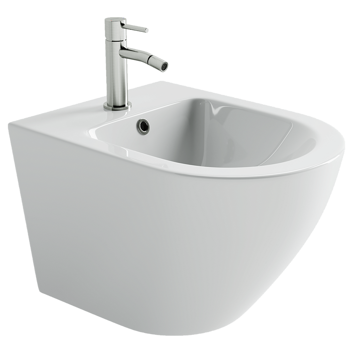 Биде подвесное Ceramica Nova Alba CN11006 белое