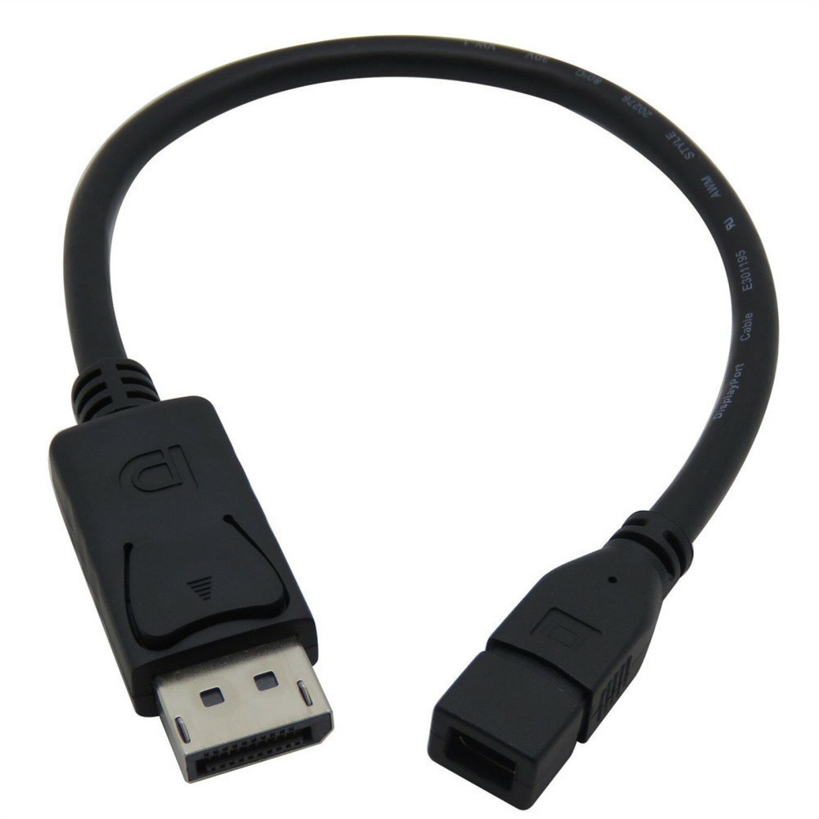 Адаптер-переходник MyPads DisplayPort (м) - Mini DisplayPort (f) для передачи аудио-видео сигнала черный
