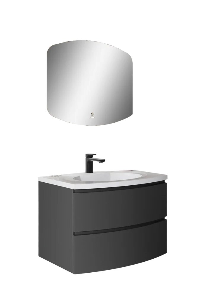Мебель для ванной комнаты Itana Arko 70 подвесная, графит