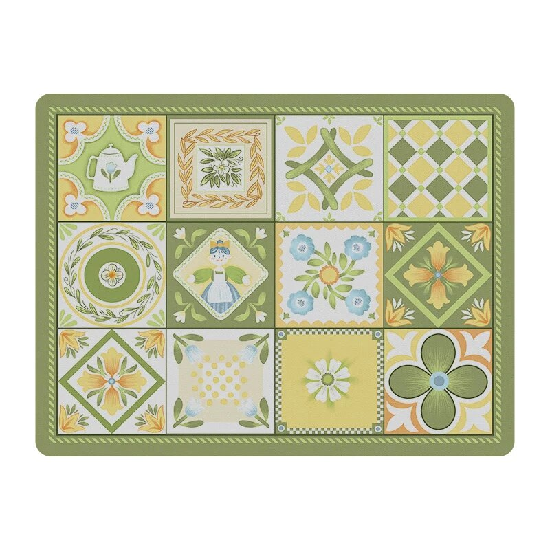 Водонепроницаемая подкладка для посуды, 50x60 см, нескользящая кухонная коврик для бара и мойки, быстро сохнущая