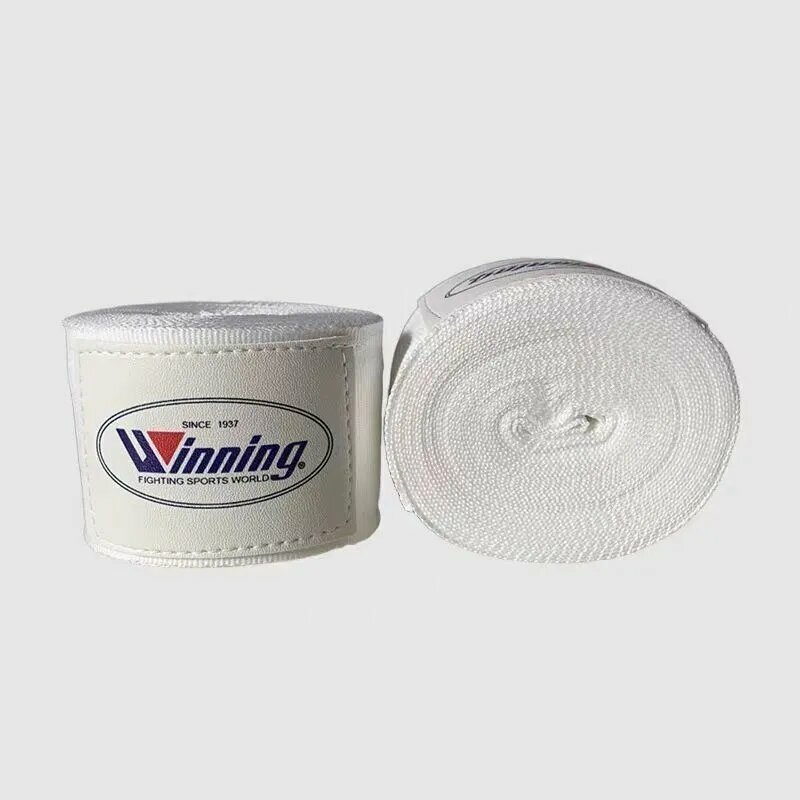 Бинты боксерские Winning белого цвета, для взрослых, хлопковые, 5 метров