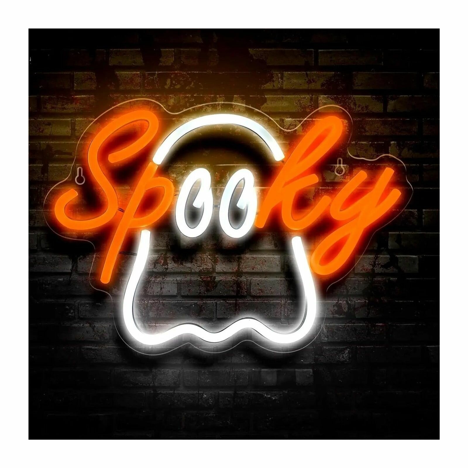 Неоновая Вывеска Ghost С Регулируемой Яркостью Ламп 30x21см