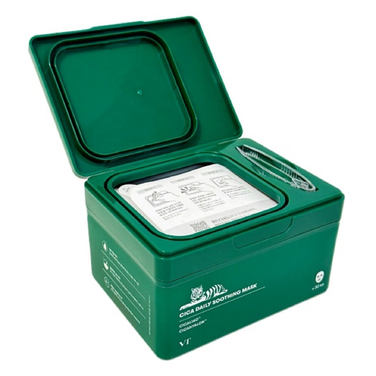 Vt Cosmetics Набор успокаивающих масок (30шт) с центеллой Cica Daily Soothing Mask