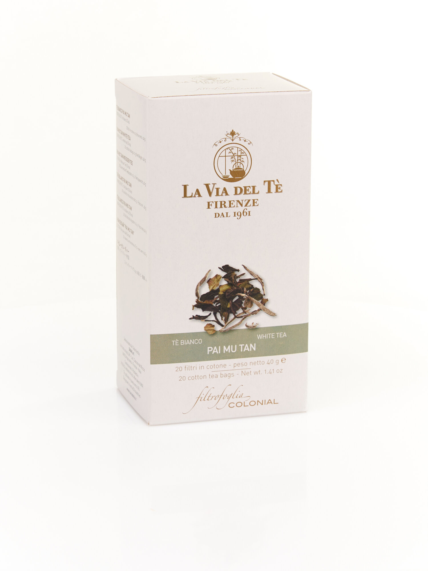 La Via Del Te. Итальянский белый чай. Белый пион 50 гр.