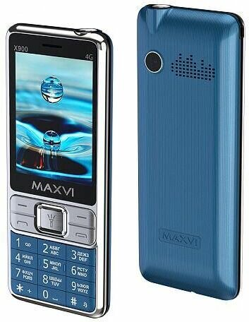 Телефон кнопочный мобильный MAXVI X900 4G marengo
