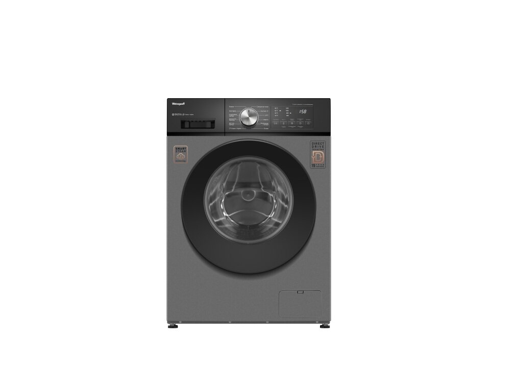 Стиральная машина Weissgauff WM 45127 Direct Drive Inverter Steam Deep Grey