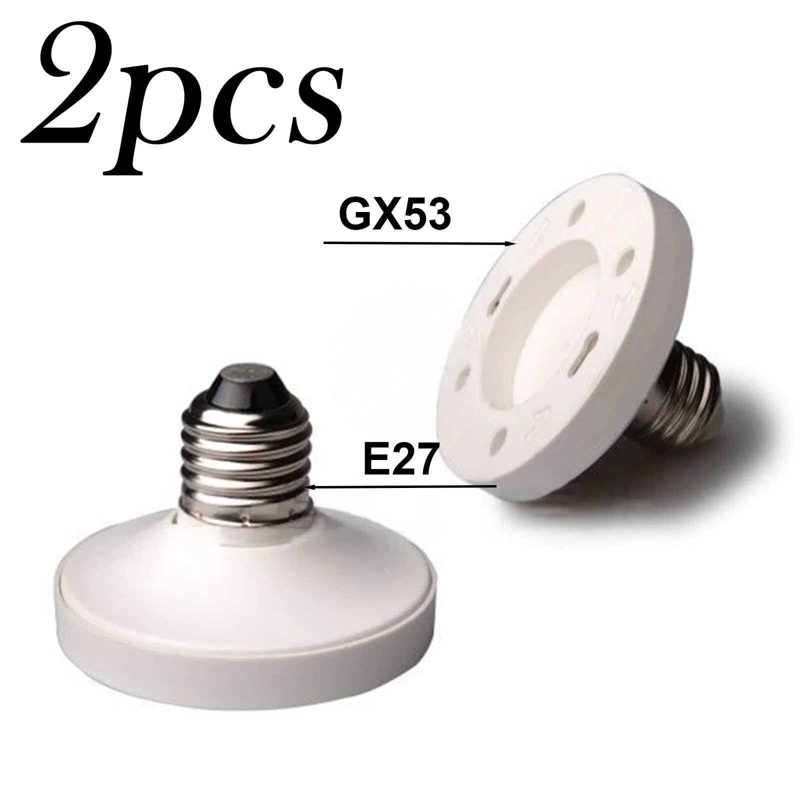 2 шт. переходник E27 на GX53