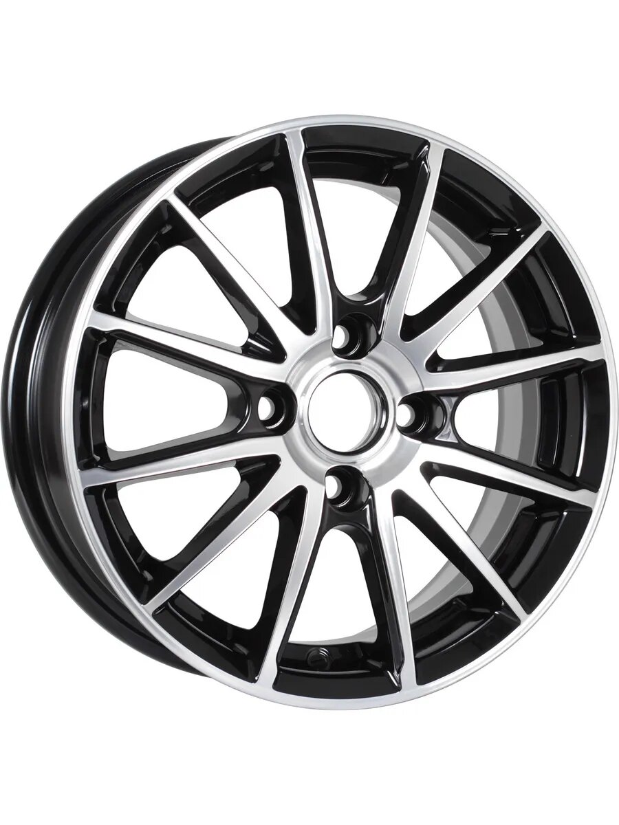КиК Квант R14 4x100 ET38 D67.1 Черный с полировкой