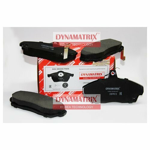 Колодки тормозные Dynamatrix-Korea DBP613 для Honda Civic VI, VII, Concerto
