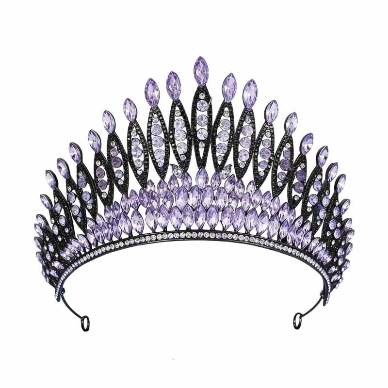 Сверкающая хрустальная тиара для свадьбы и торжественных мероприятий, S11
