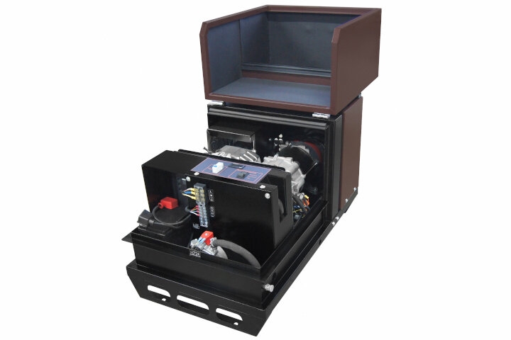 Генератор газовый REG GG10000-S в кожухе, 8 кВт, электростарт