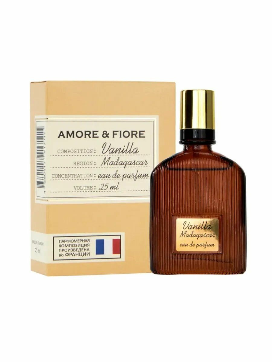 Парфюмерная вода Delta Parfum amore&fiore VANILLA MADAGASCAR 25ml (аромат Vanilla Blend) для женщин