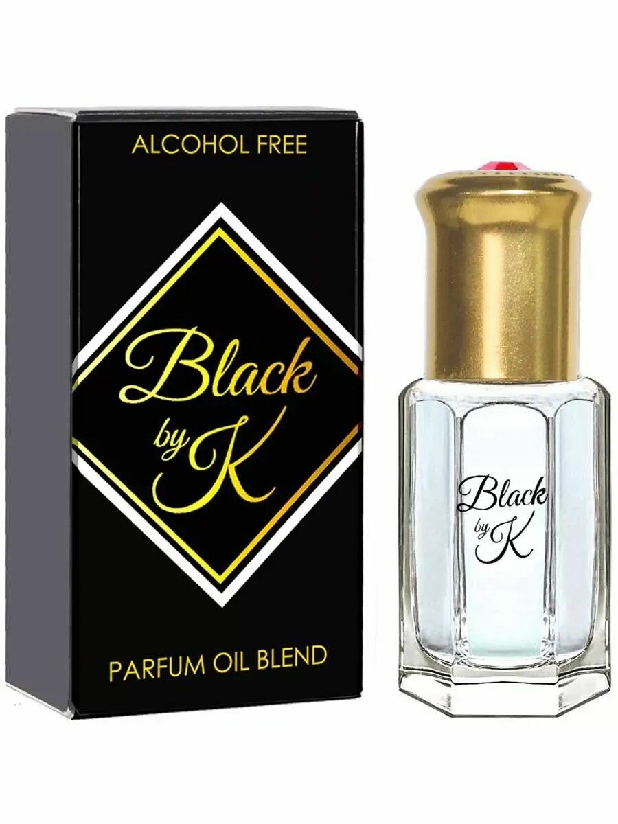 Масло парфюмированное Kiss Me 08 BLACK by K парфюмированное масло 6мл (аромат Kill Black Phantom) для женщин