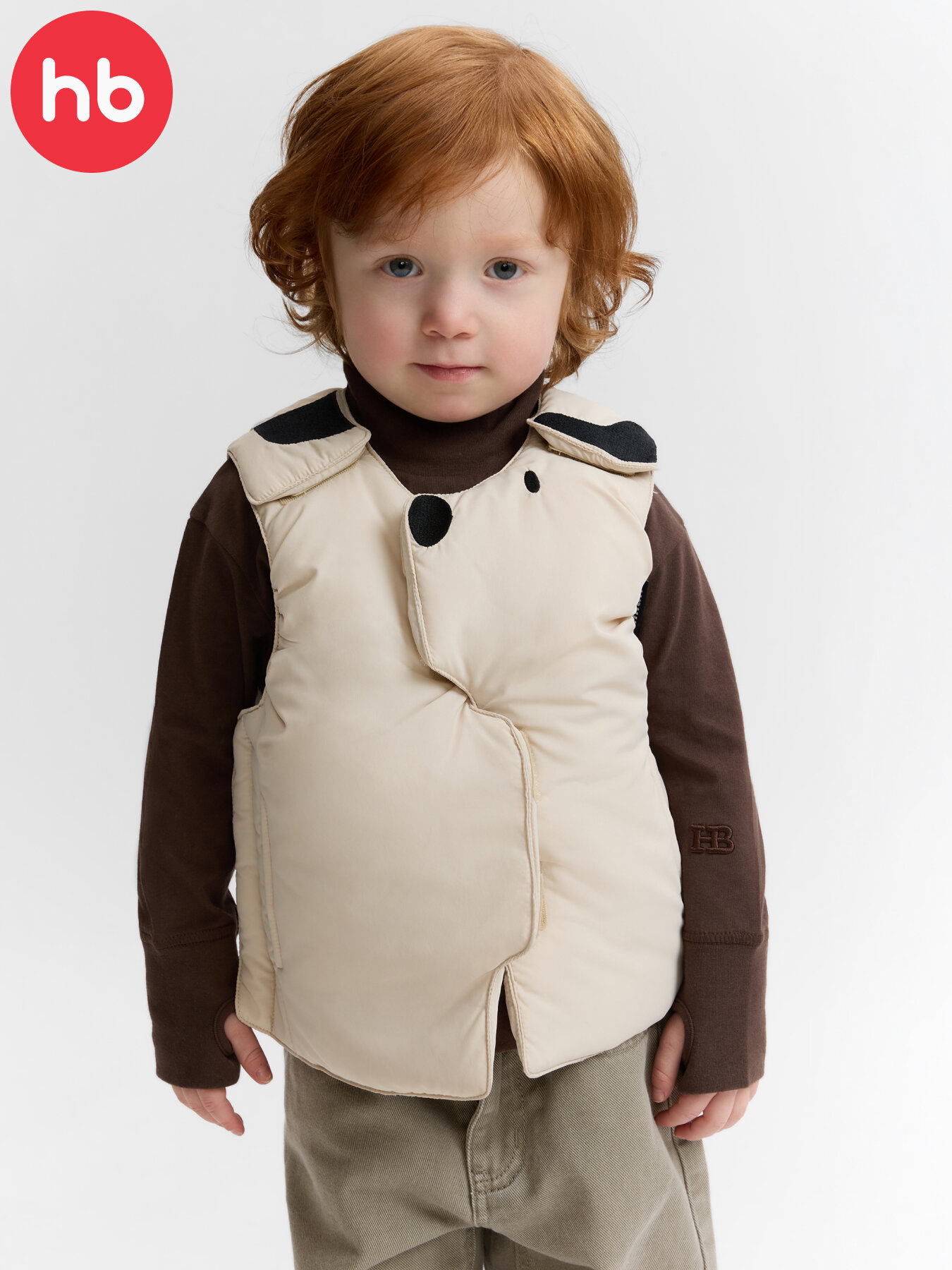 Жилет утеплённый детский