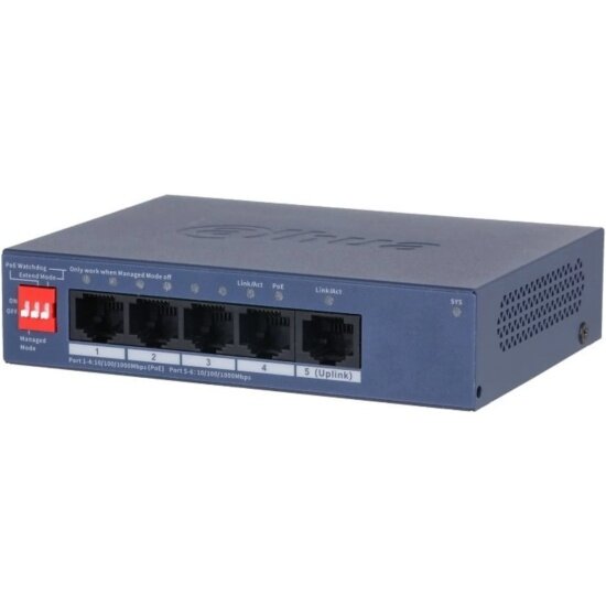 Коммутатор PoE Dahua DH-CS4005-4GT-36