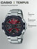 Наручные часы CASIO G-Shock, серебряный, черный