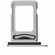 Лоток SIM-карты iPhone 17 Pro (Silver) (Dual SIM) — запасная часть для ремонта с...