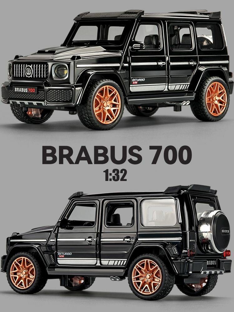 Модель автомобиля BRABUS G700 1:32 из сплава реалистичная коллекционная машинка, декор