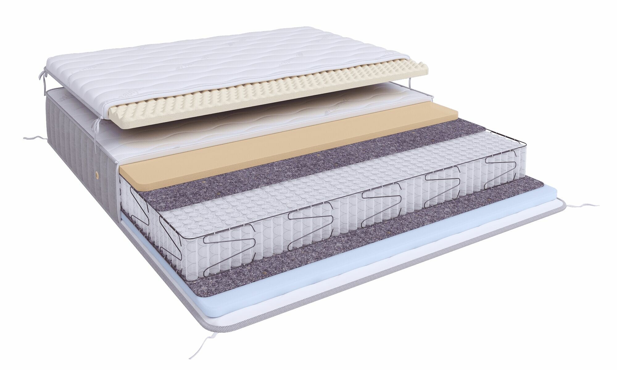 Матрас Beautyson Privat Transformer Light S1200 200х190 высота 29 см анатомический средней жесткости мягкий Независимые