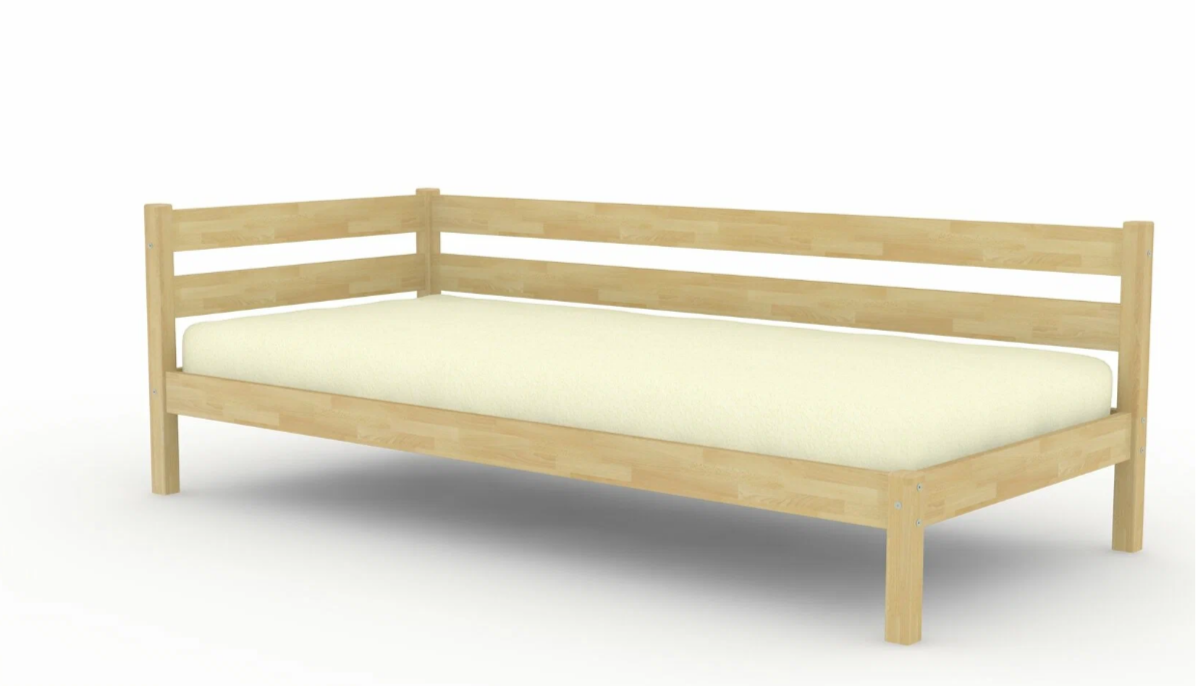 Тахта угловая 190Х90 кровать из массива сосны , эко материалов