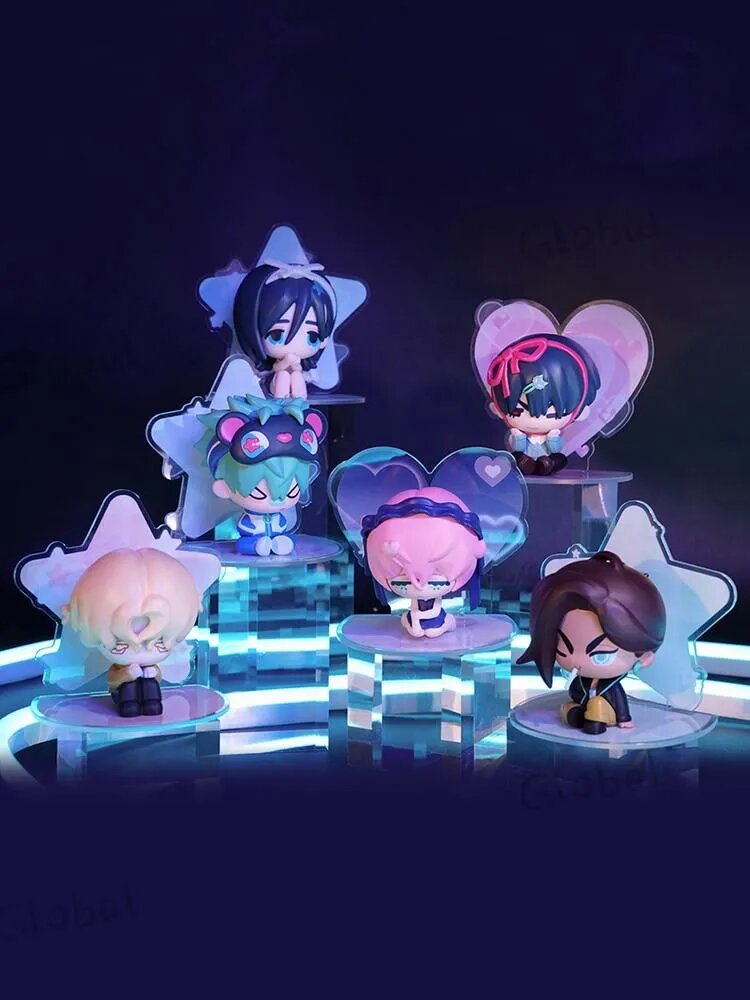 Аниме фигурка в слепой коробке серия Cute Alien Stage, коллекционная ПВХ фигурка, подарок для фанатов и на день рождения