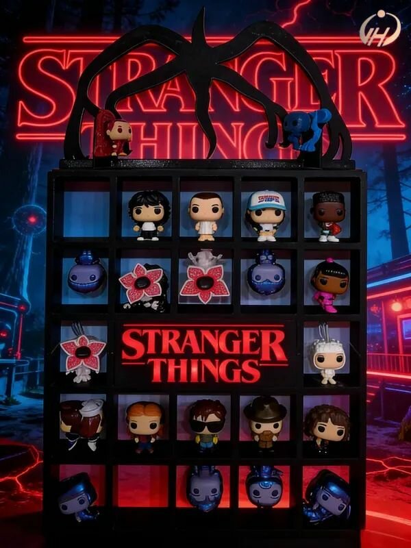 Очень странные дела , Подставка для фигурок Kinder Joy Stranger Things.
