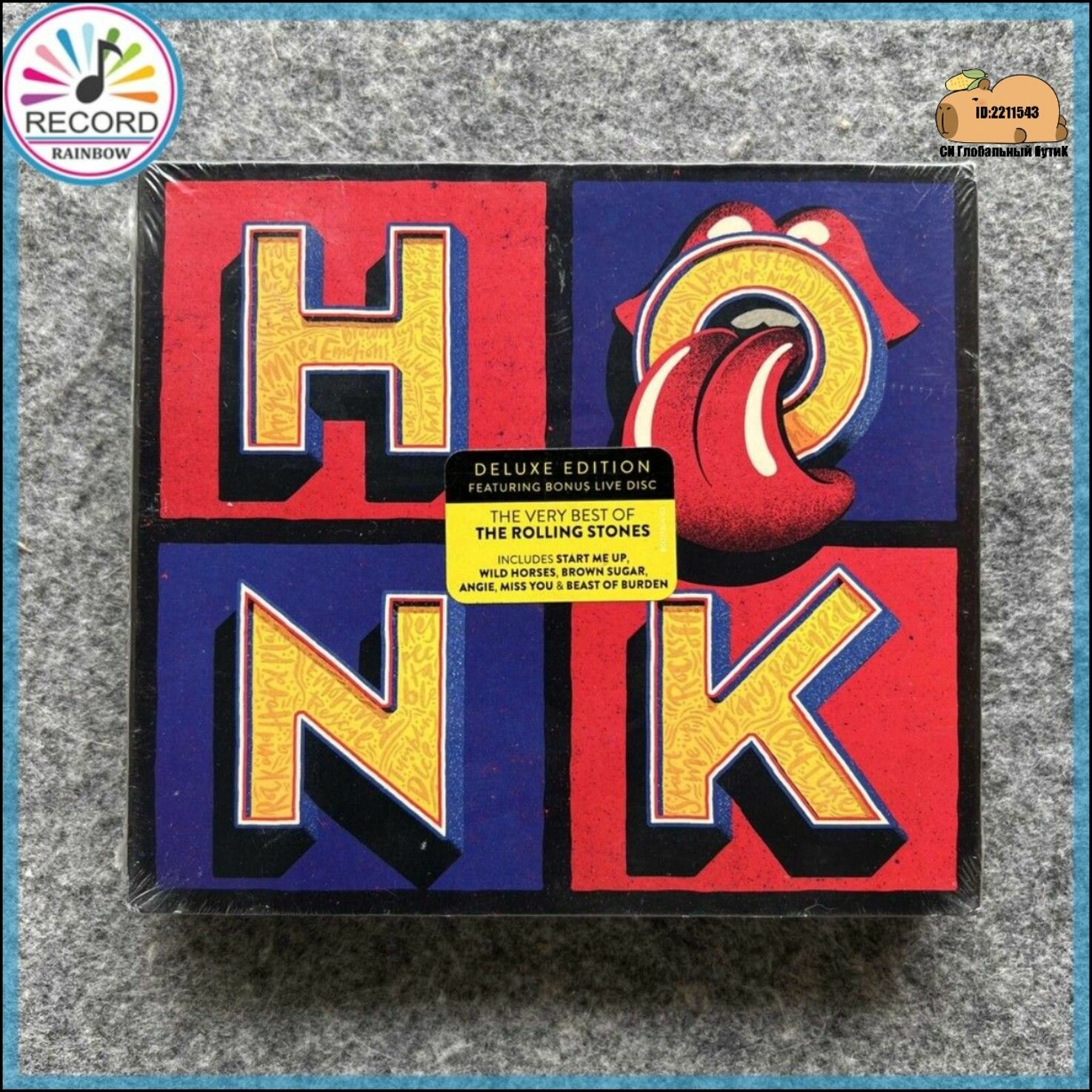CD The Rolling Stones Honk 3CD 1Z03771 запечатанный совершенно новый альбом