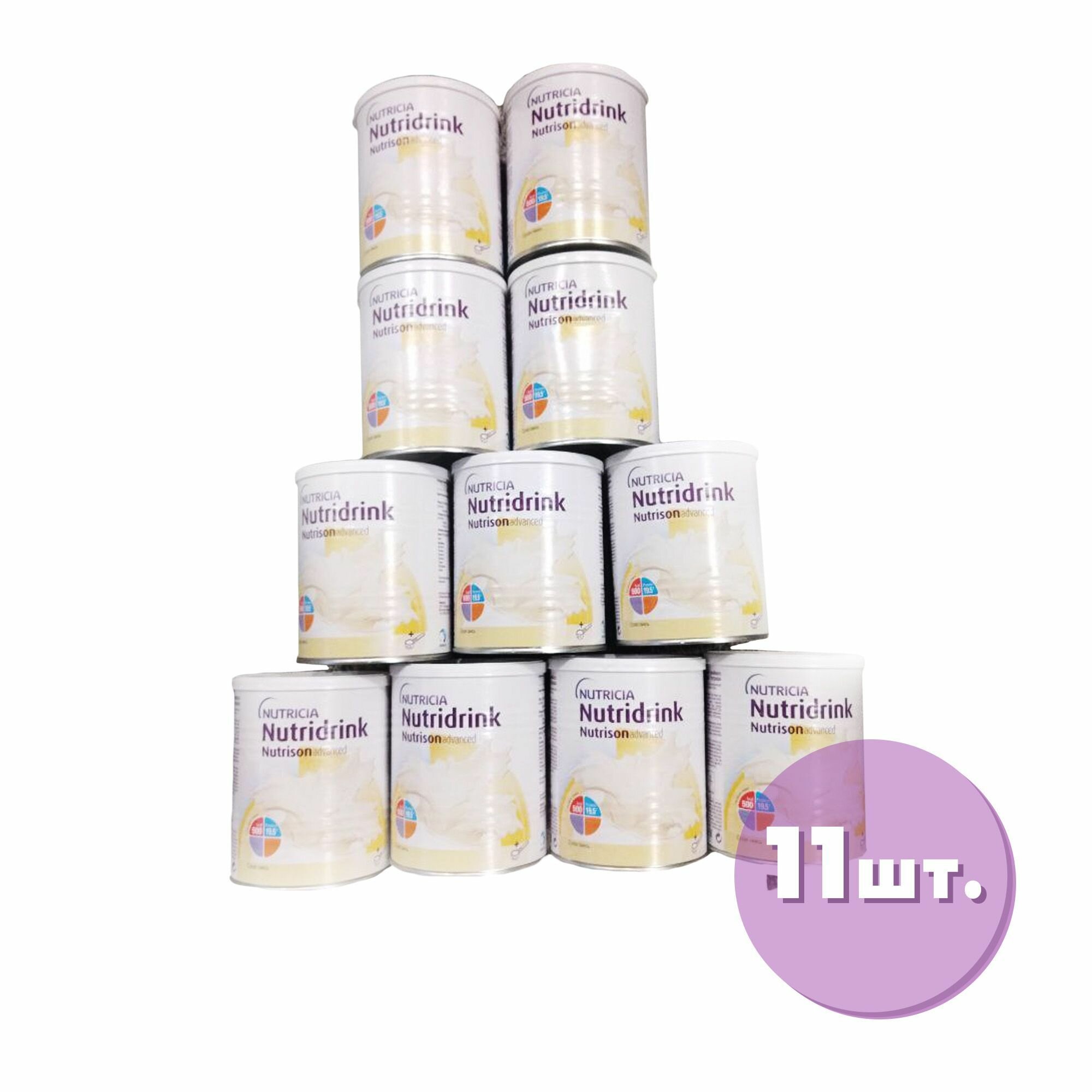 Сухая смесь Nutridrink Nutrison Advanced, для энтерального питания, 11 шт.