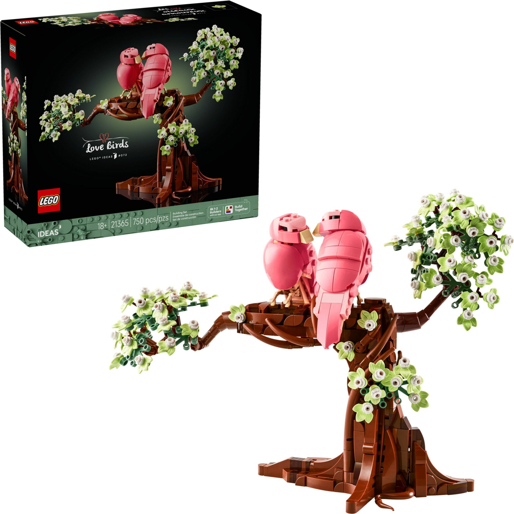 Конструктор LEGO Ideas 21365 Влюбленные птички, 750 деталей (Лего Идеи 2135)