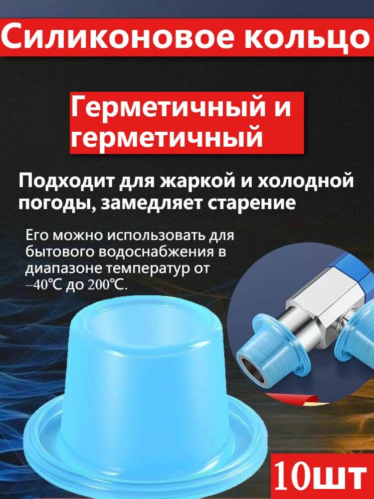 Уплотнительная муфта для водопроводной трубы. Силиконовая прокладка. Легко устанавливается.