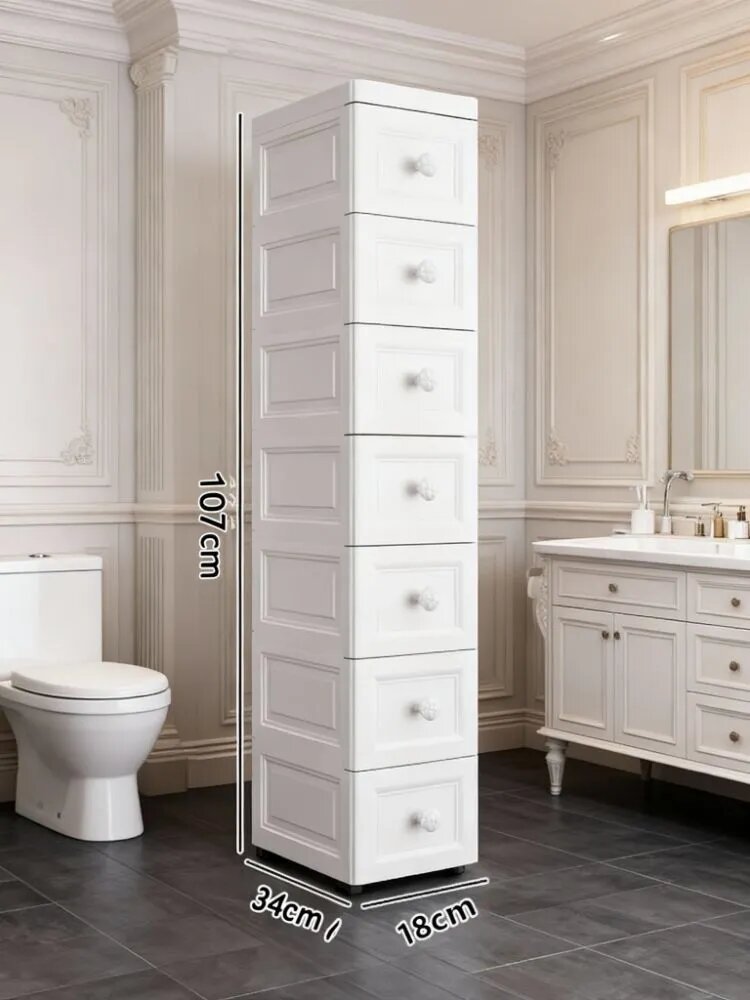 Тумба для ванной, 18х34х110 см