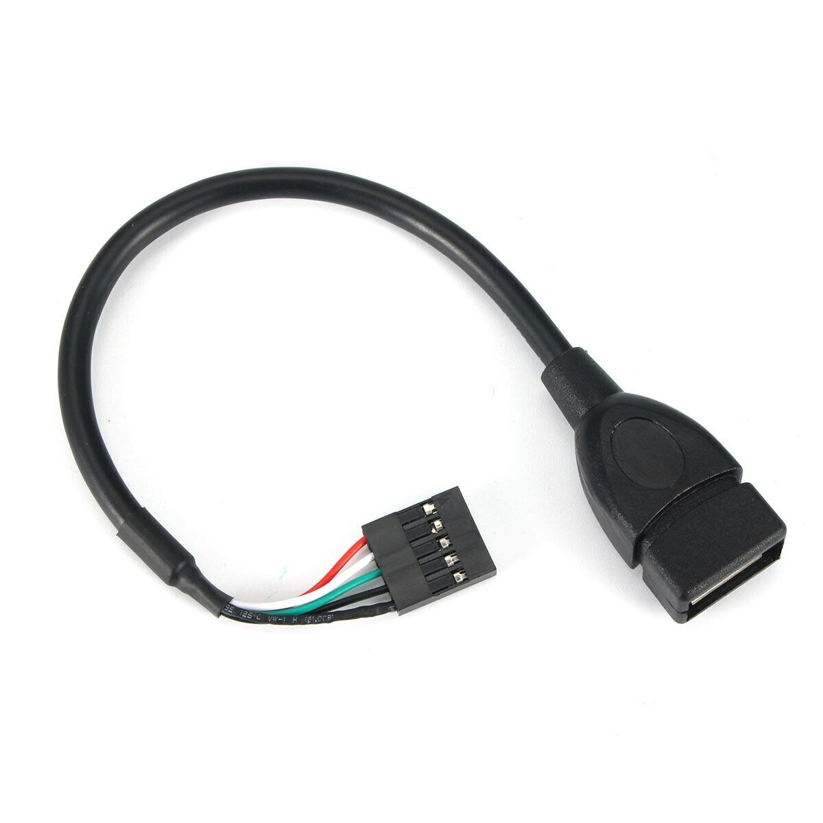 USB 2.0 5-контактный разъем для материнской платы, переходной кабель-адаптер, внутренний удлинительный кабель для корпус