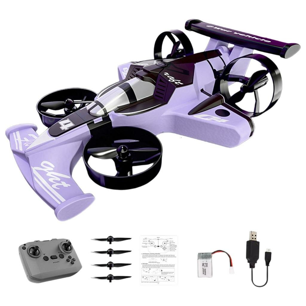 Дрон-квадрокоптер с пультом управления, Фиолетовый