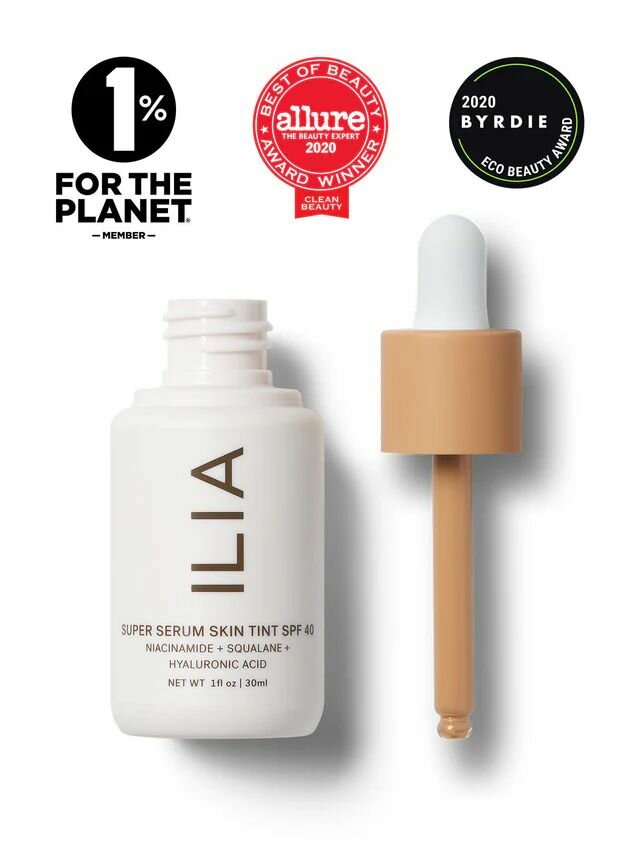 ILIA Тонирующая сыворотка для лица Super Serum Skin Tint SPF 40 (Paloma ST9) 30 мл