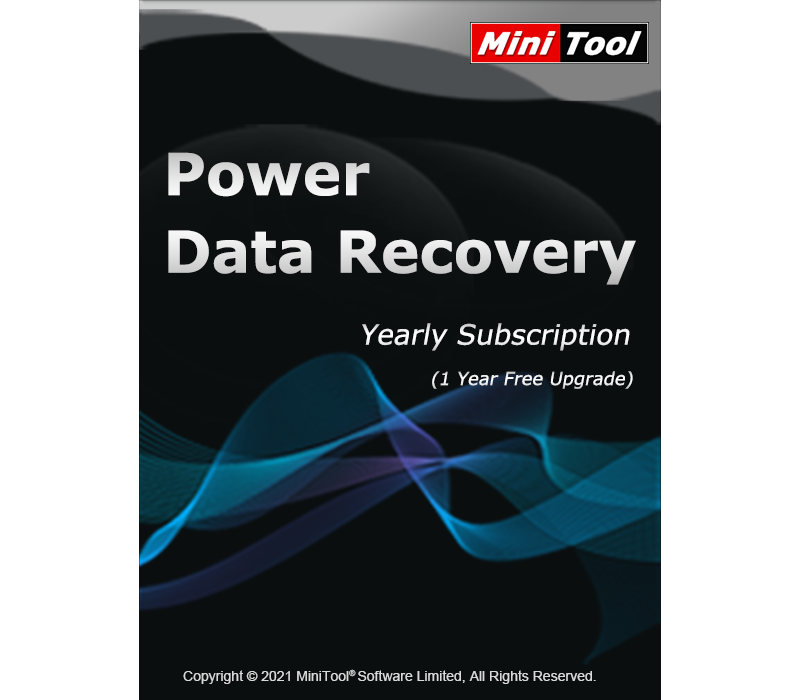 MiniTool Power Data Recovery Yearly Subscription (1 Year / 1 PC) — фото 1