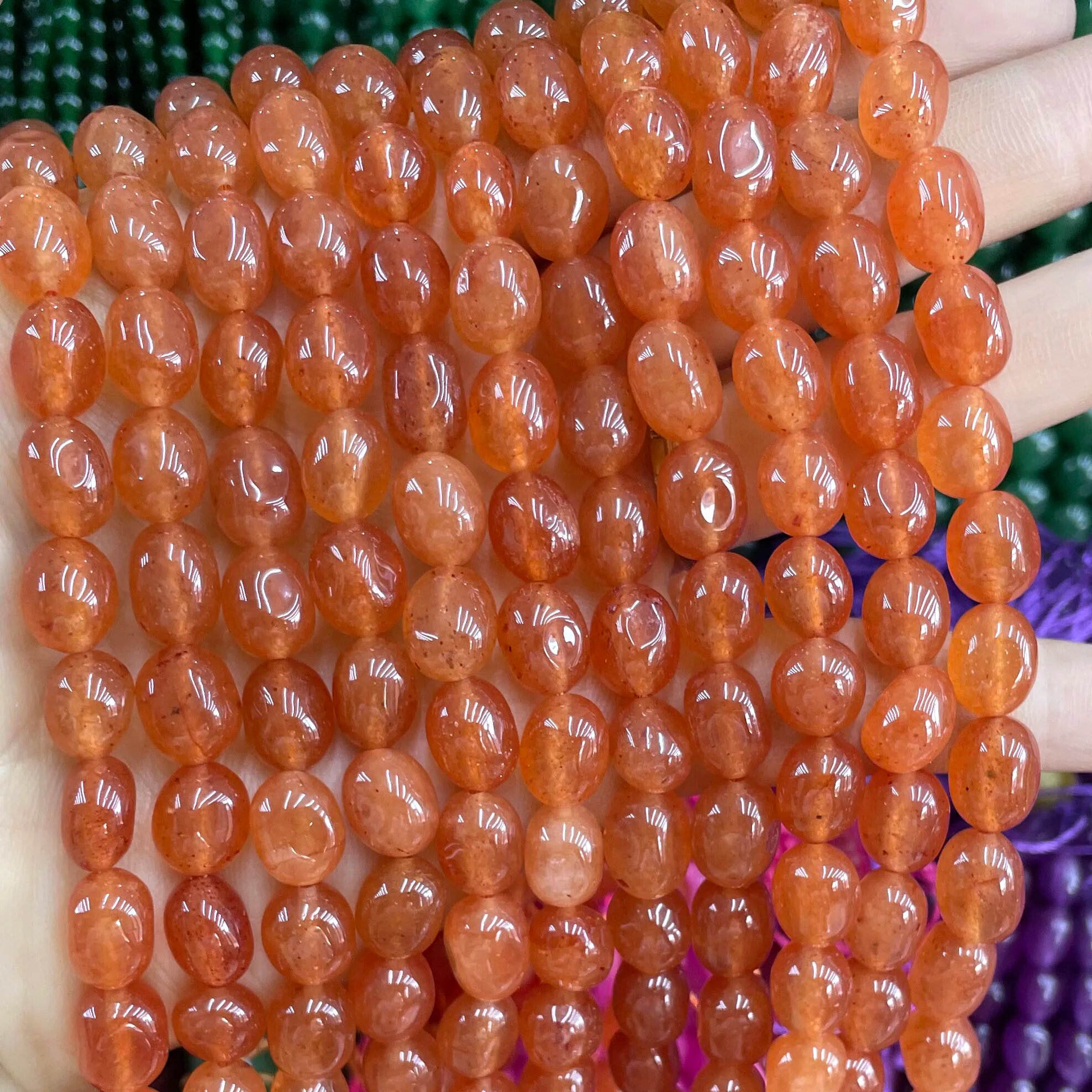 8X11 мм натуральный камень аквамарин халцедон свободные проставки нефритовые бусины для изготовления ювелирных изделий Diy браслет ожерелье аксессуары 7,5 дюймов