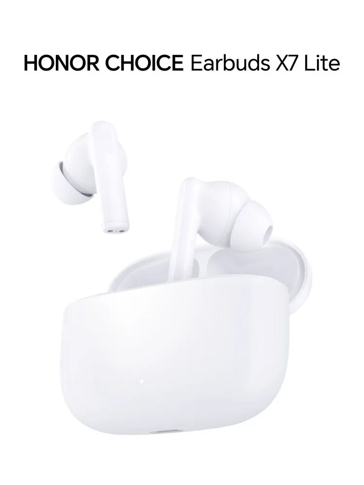 Наушники беспроводные с микрофоном Choice Earbuds X7 Lite, Bluetooth, USB Type-C, белый
