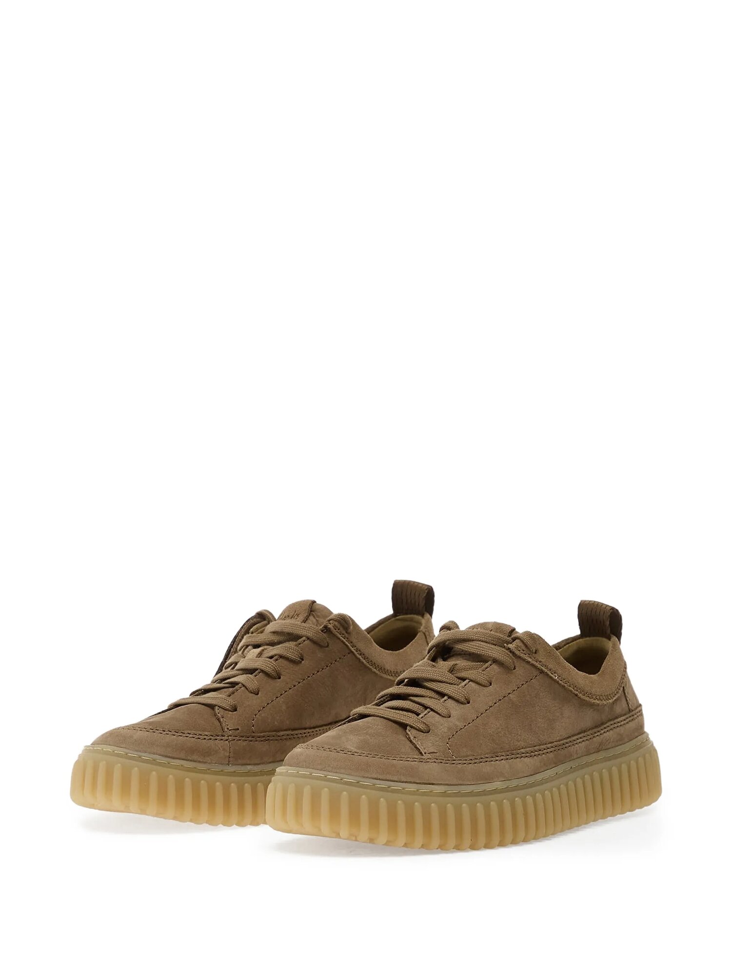 Кроссовки Clarks Torhill Lace, размер 10, коричневый/серый/оранжевый — фото 1