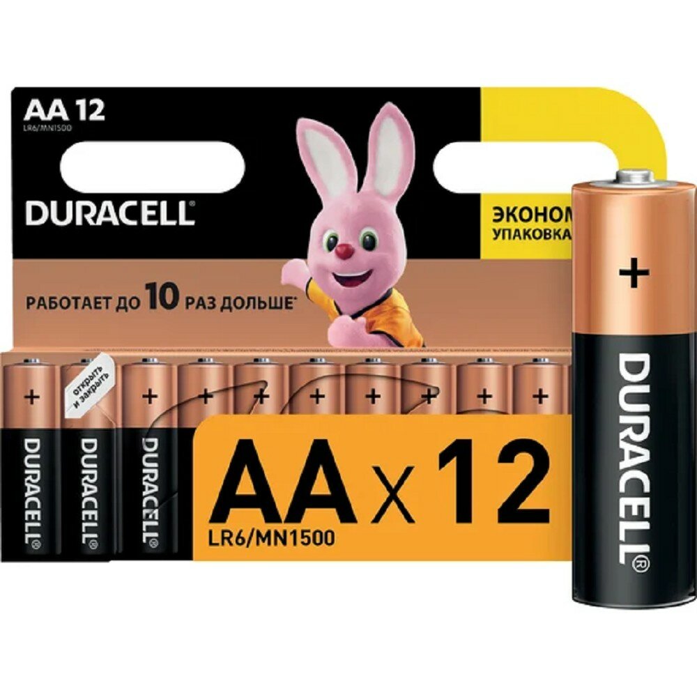 Батарейки Duracell LR6-12BL 1.5В 12 шт.