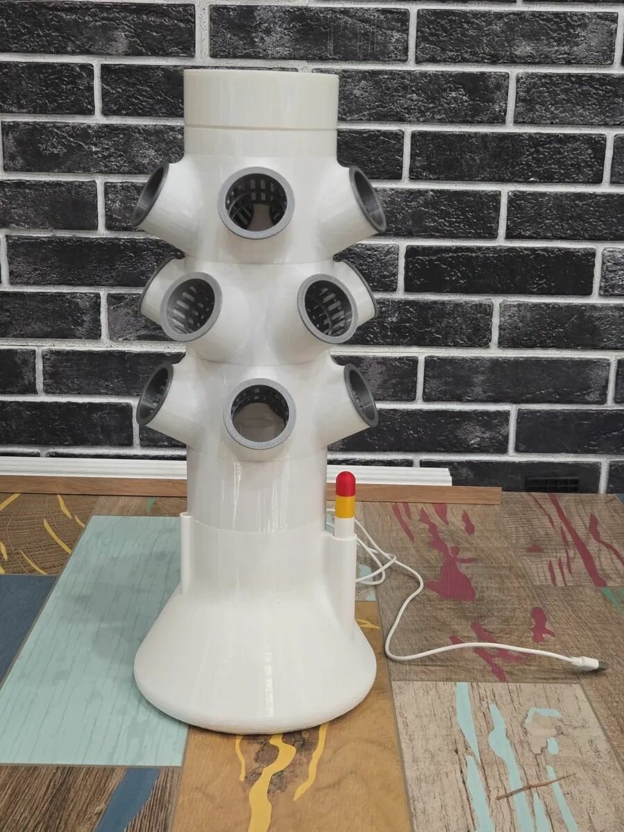 Вертикальная башня для выращивания растений