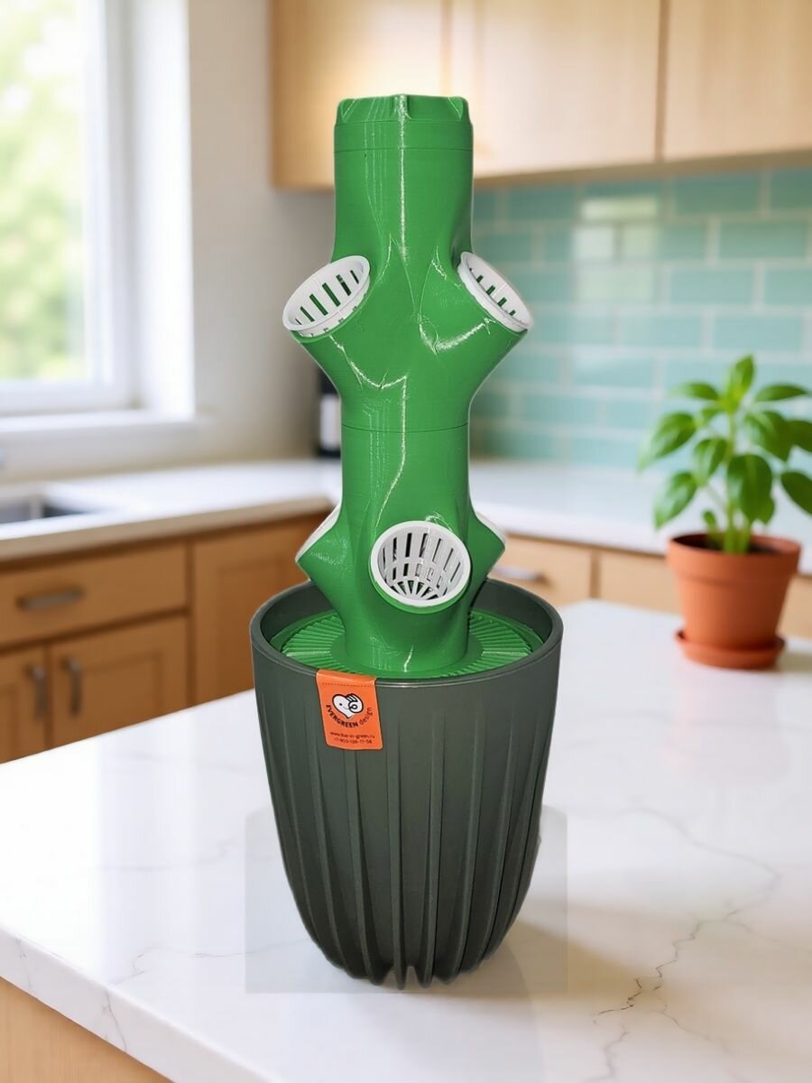 Гидропонная башня выращивания растений без почвы