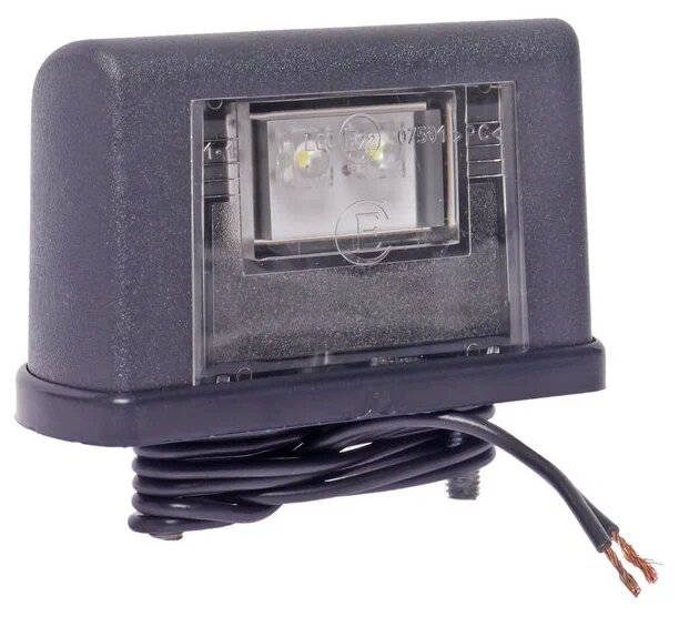 Фонарь освещения номерного знака Евросвет, LED, белый свет, для ГАЗ (без разъема)