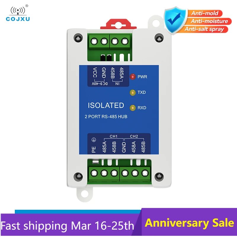 COJXU E810-R12 промышленный концентратор RS485