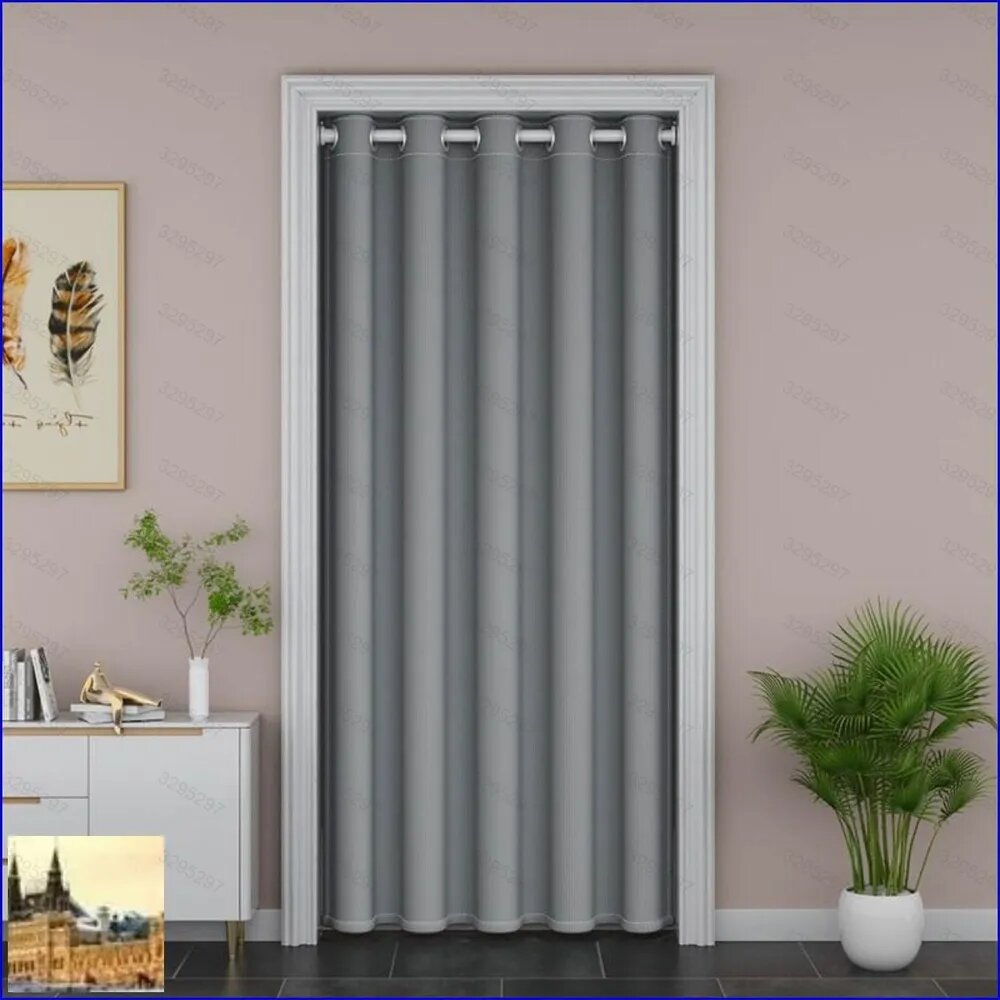 Дверь межкомнатная, Полиэстер с ПВХ покрытием, 1300x1500, Глухая, раздвижная