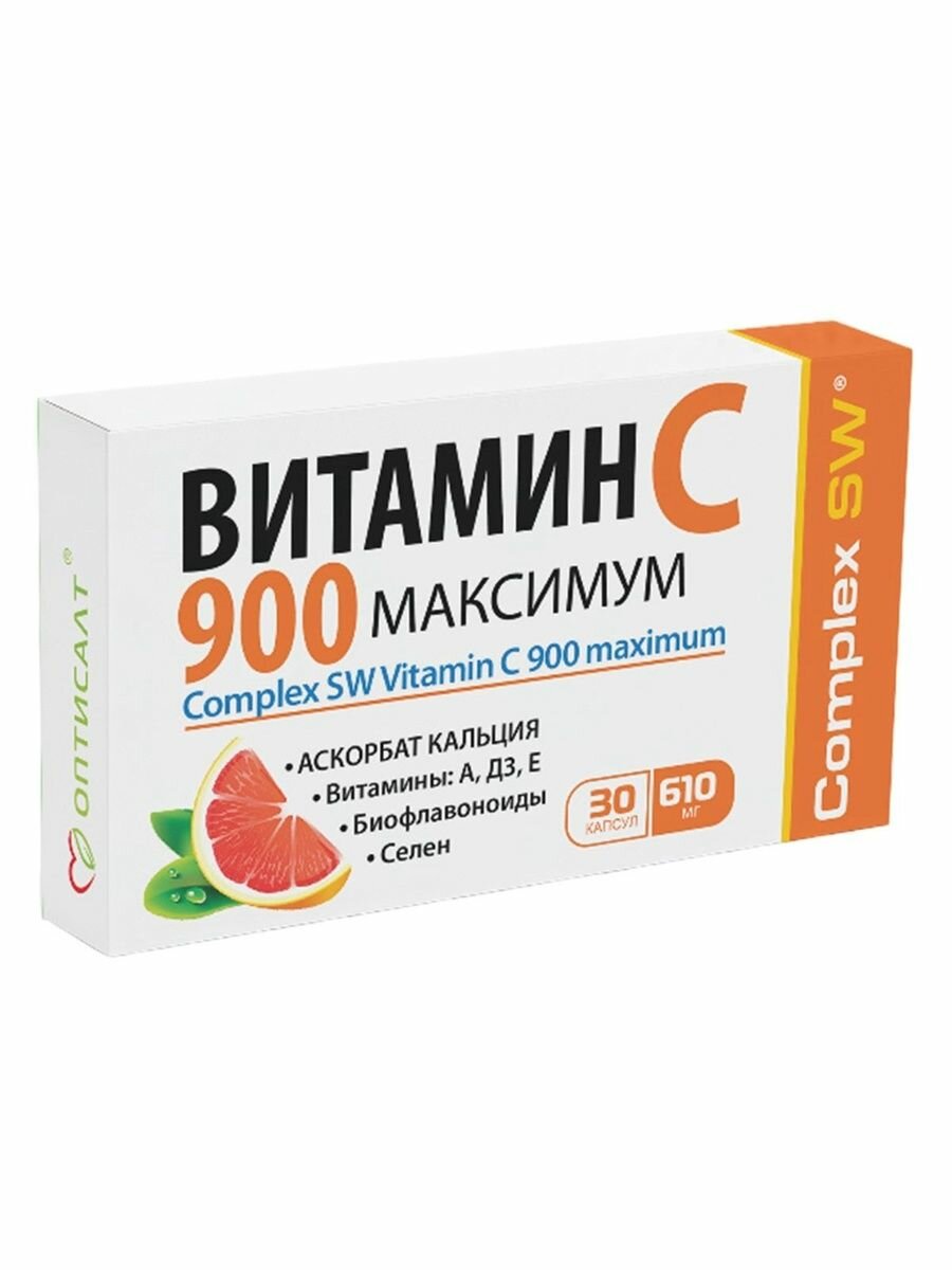 Complex SW 900 Витамин С Максимум, капсулы, 30 шт.
